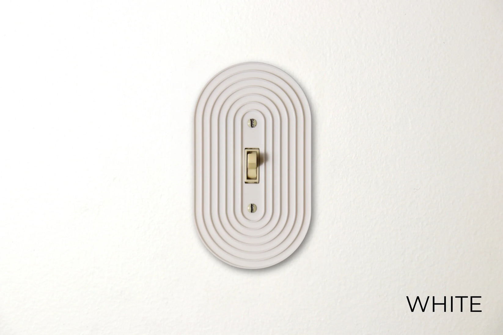 Elegant Round Light Switch Cover Plate, Decora Rocker and Power Outlet ...