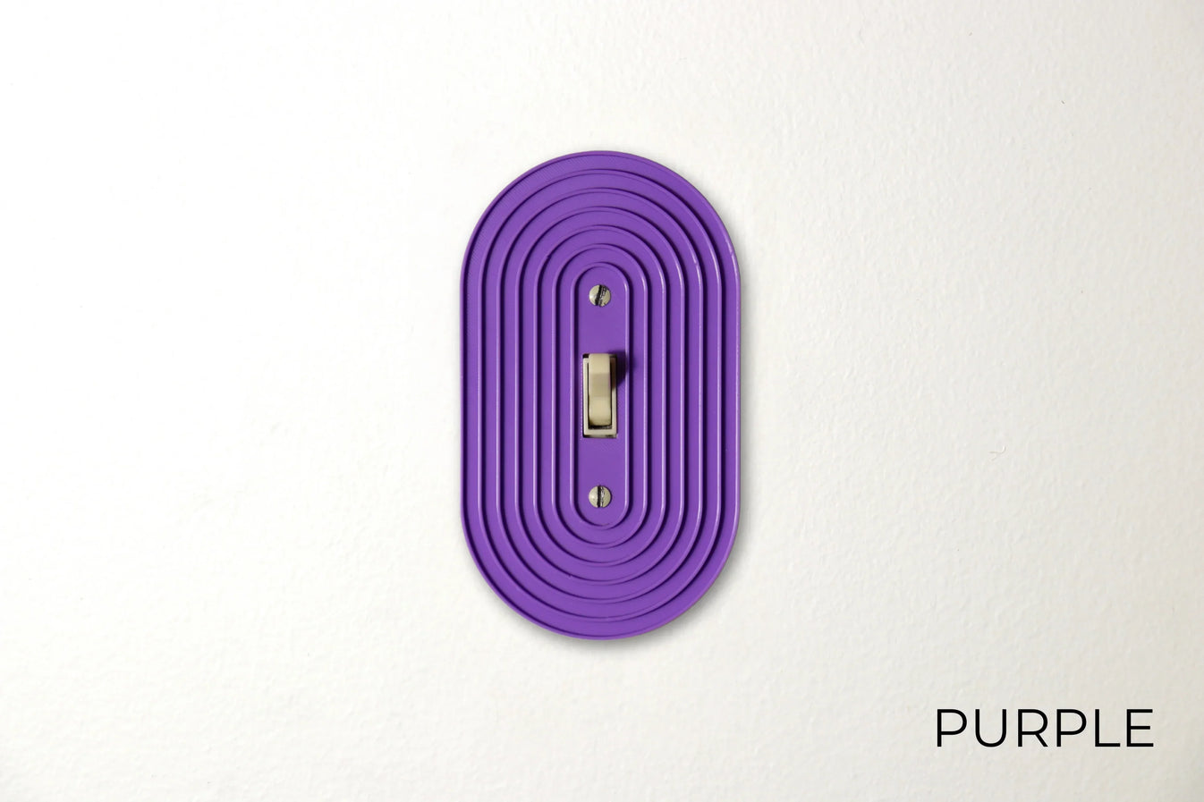 Elegant Round Light Switch Cover Plate, Decora Rocker and Power Outlet ...