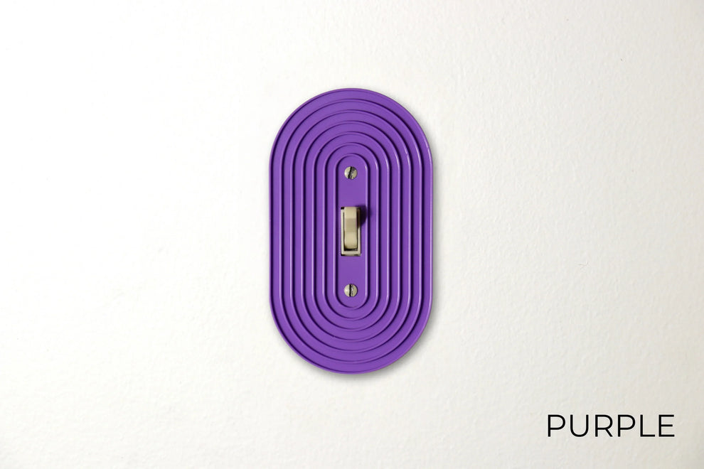 Elegant Round Light Switch Cover Plate, Decora Rocker and Power Outlet ...